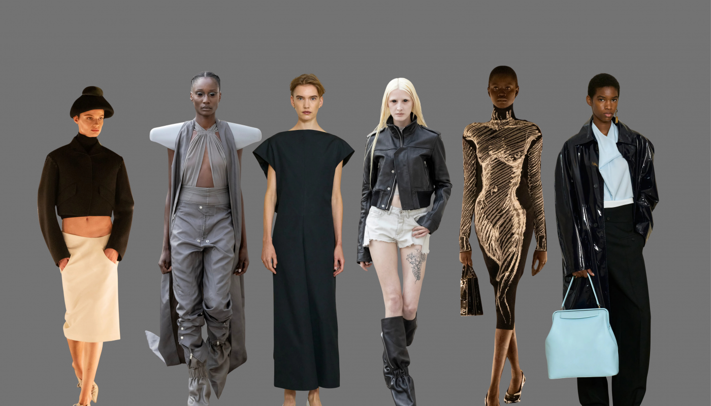 O verão 2026 é preto no branco: Schiaparelli, Carven e Rick Owens ...
